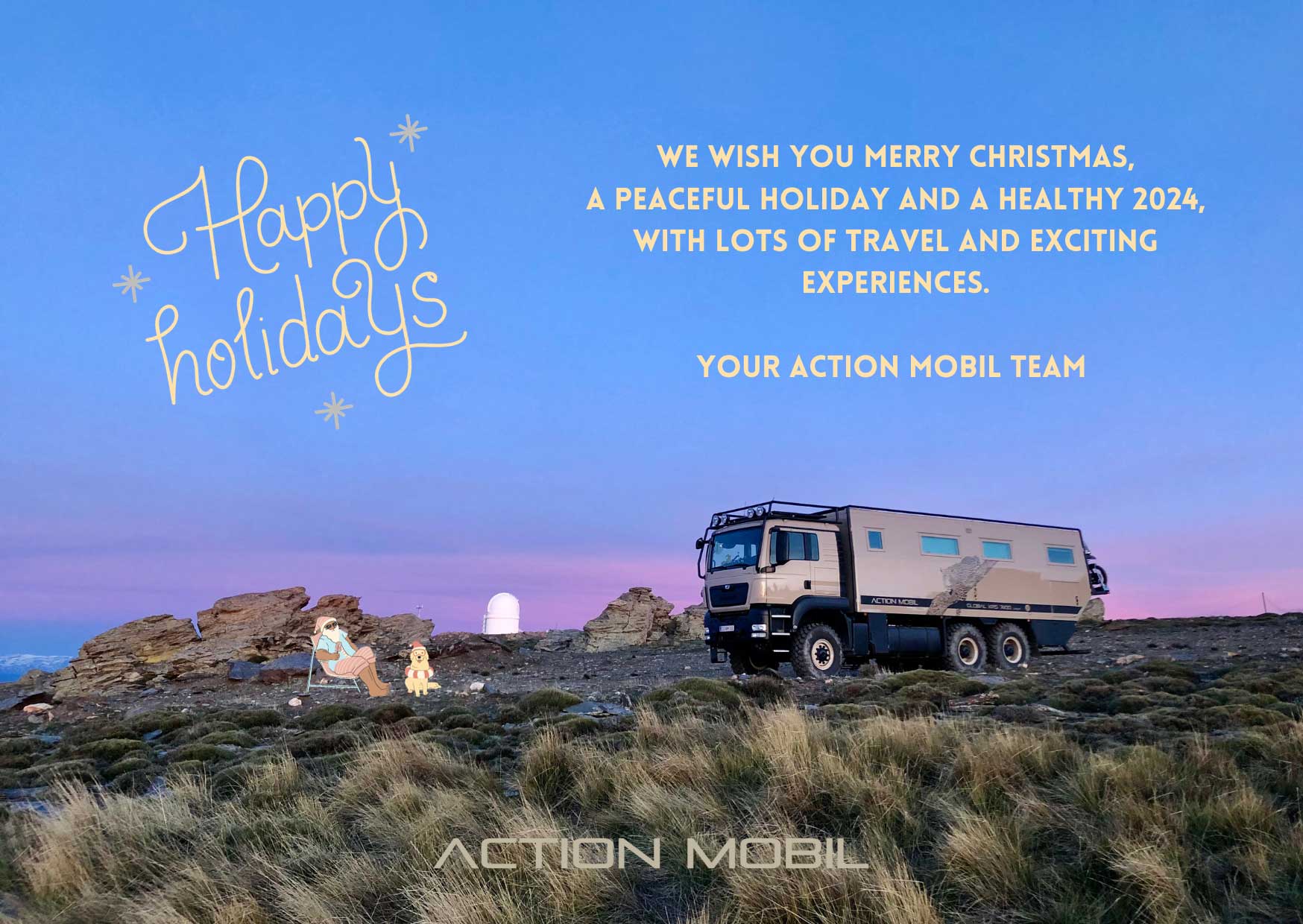 Actionmobil - Custom made all-wheel motor home for travel and expedition